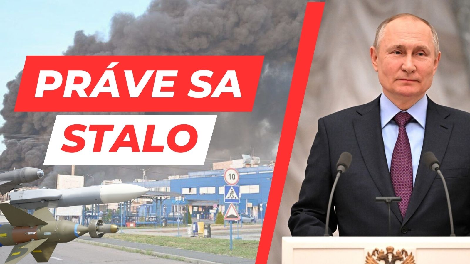 VIDEO - MIMORIADNE: RUSKÉ rakety zasiahli mesto, ktoré je len pár ...